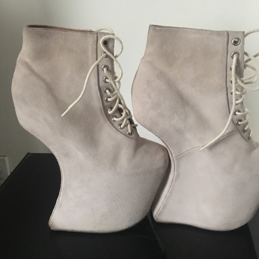 6 To 7 Inch High Platform Wedge Shoe - Gem